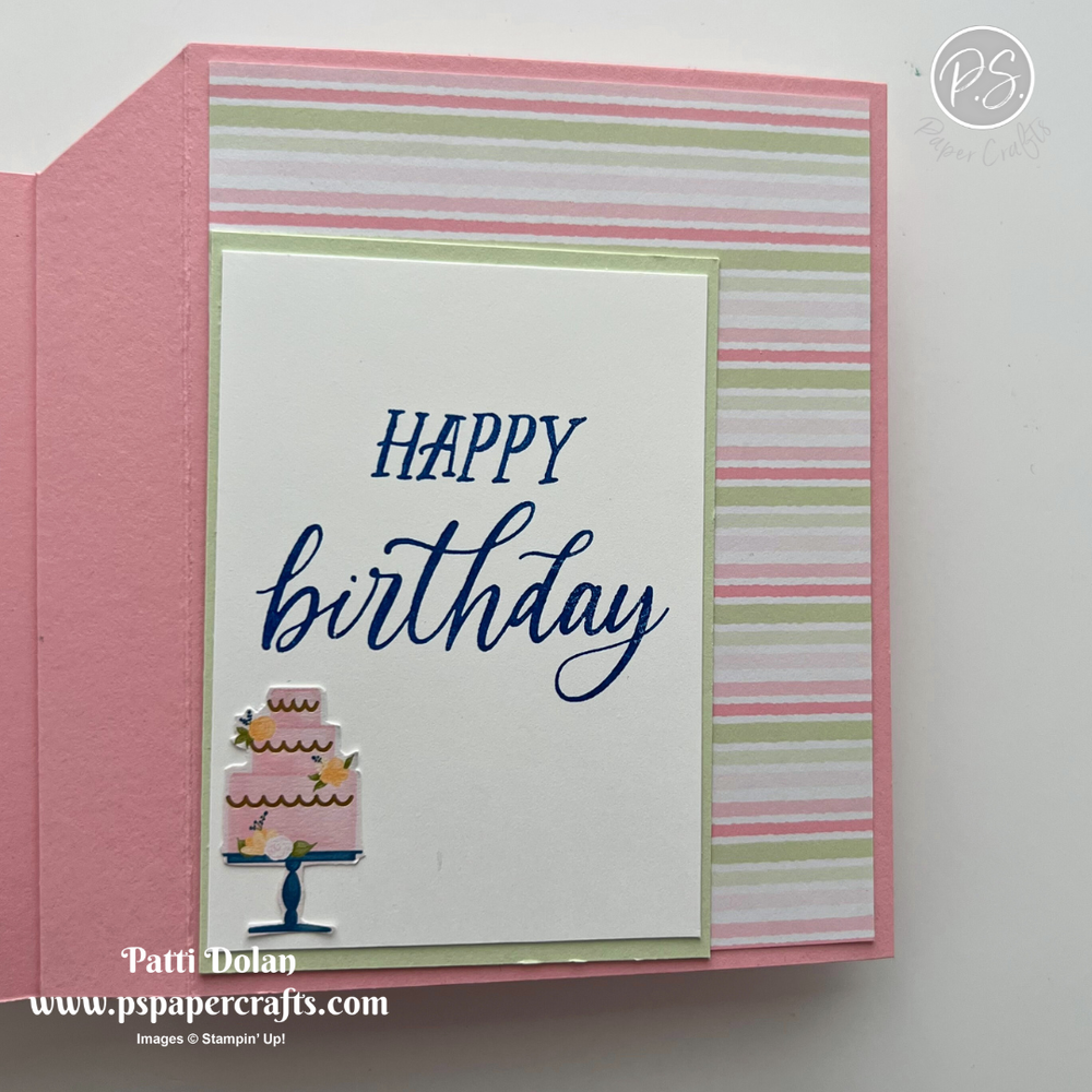 Cascading Pleated Cards — P.S. Paper Crafts