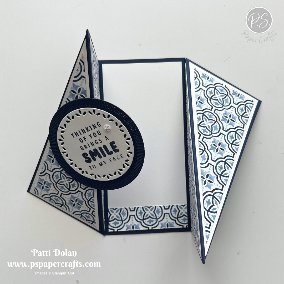 Diagonal Gate Fold Cards — P.S. Paper Crafts