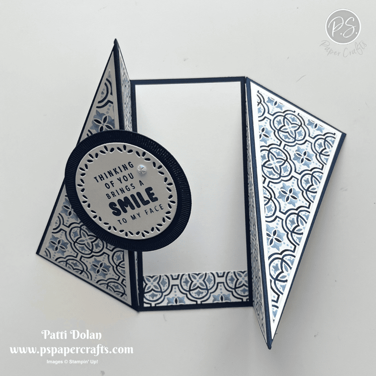 Diagonal Gate Fold Cards — P.S. Paper Crafts