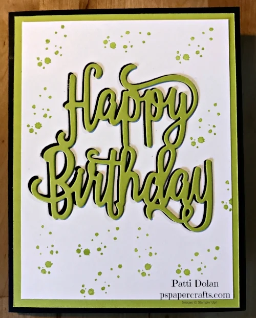 Fun Birthday Card using the Shadowing Technique — P.S. Paper Crafts
