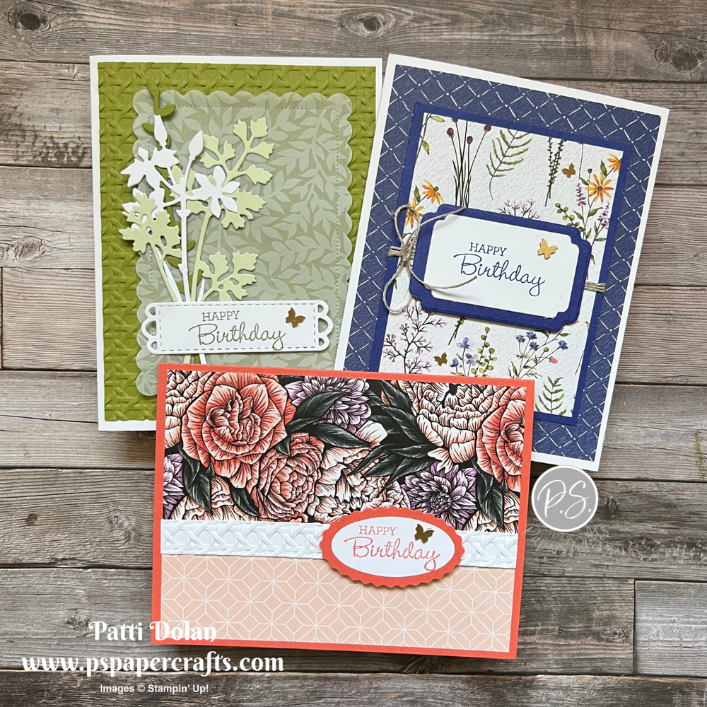 Birthday Card Series - Class 1 Floral Themed — P.S. Paper Crafts