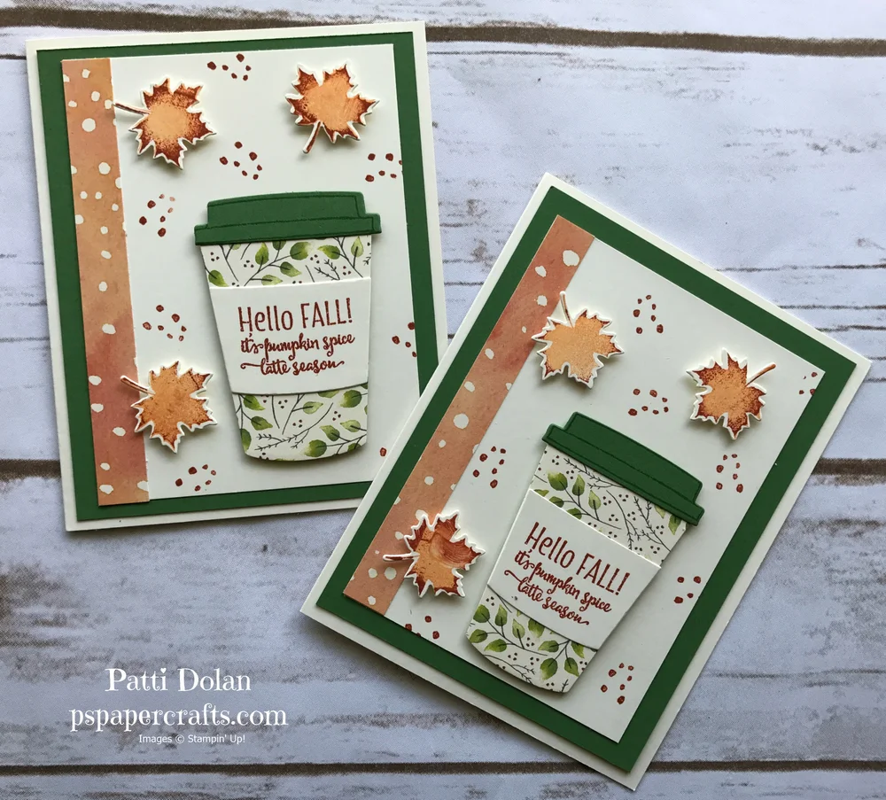 Hello Fall it's pumpkin spice latte season — P.S. Paper Crafts