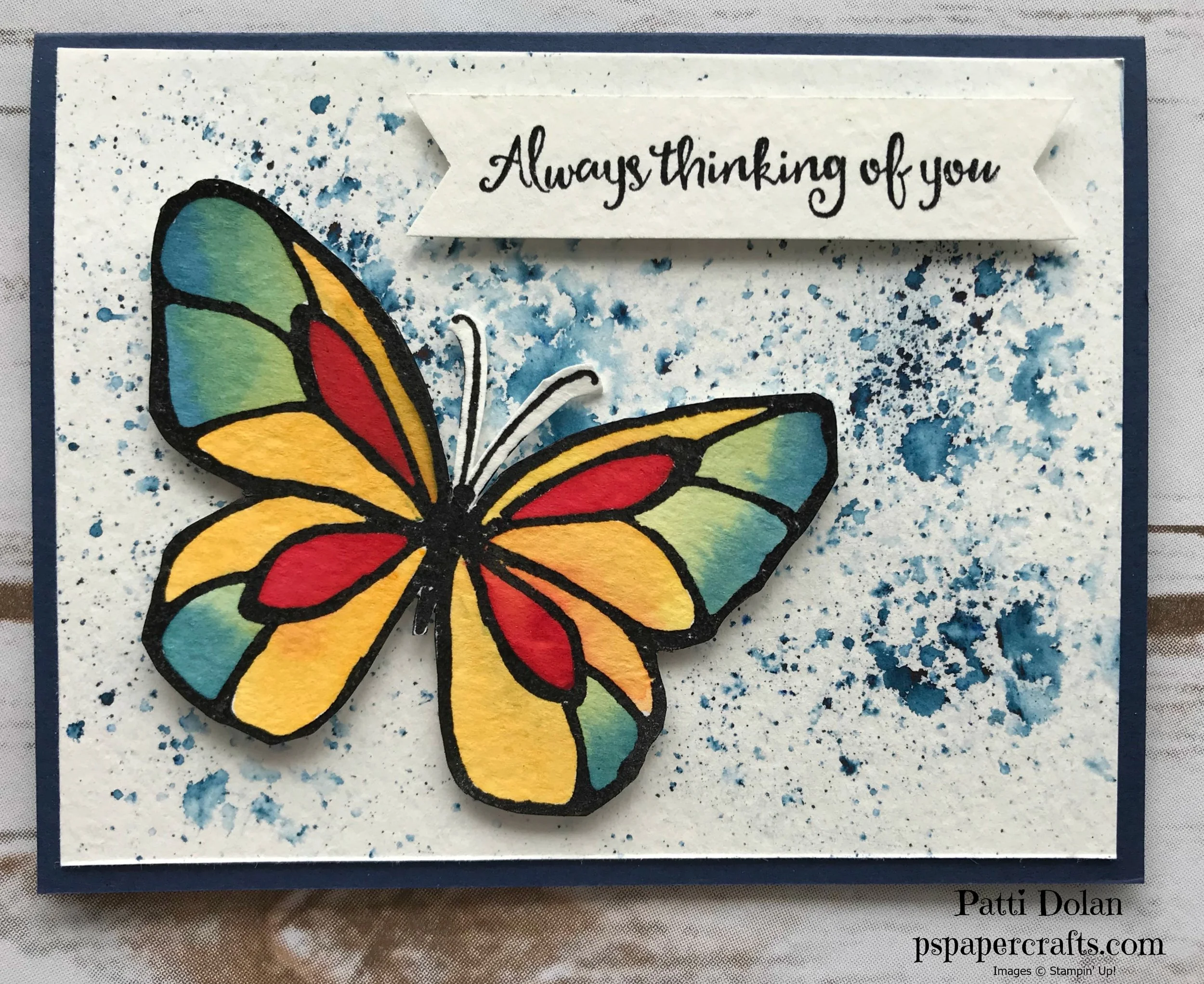 Fun Watercoloring With Brusho — P.S. Paper Crafts