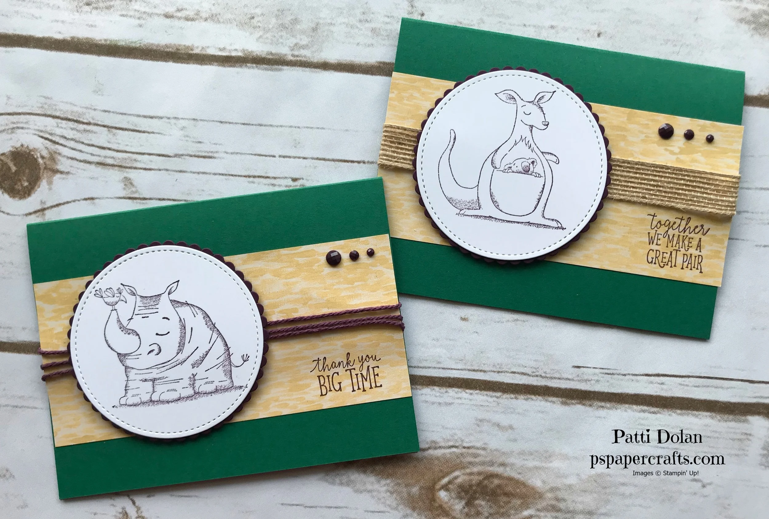 Cute Cards with Animal Outing — P.S. Paper Crafts