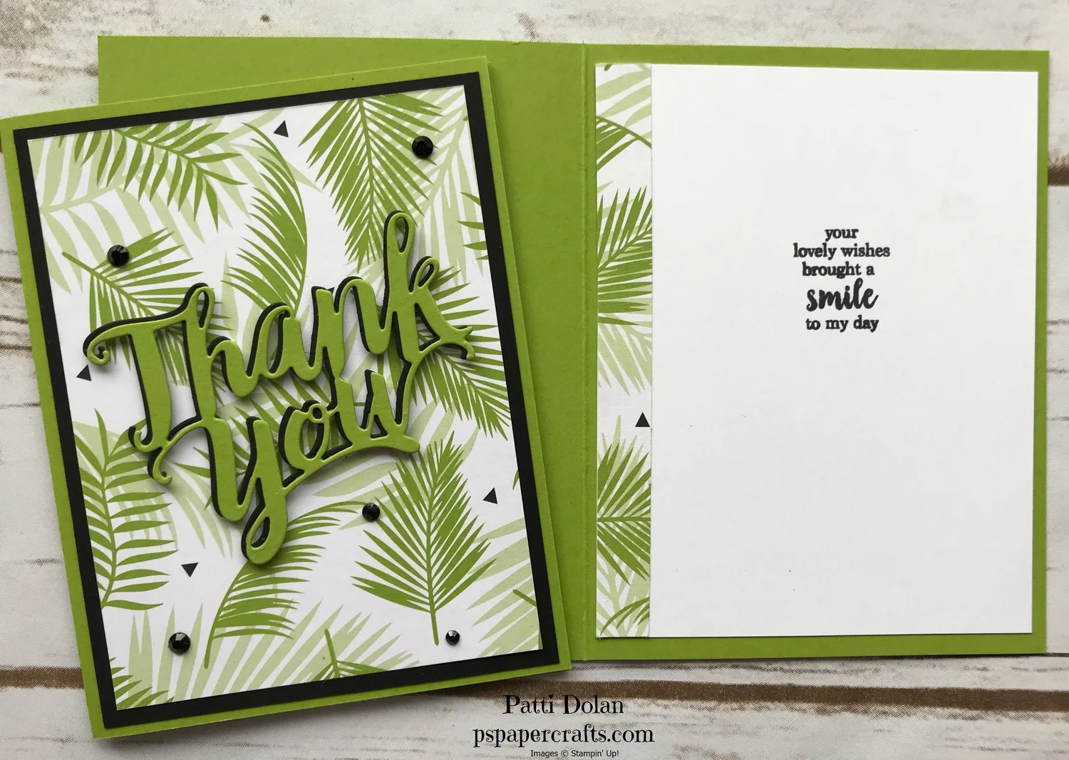 Quick and Easy Thank You Card — P.S. Paper Crafts