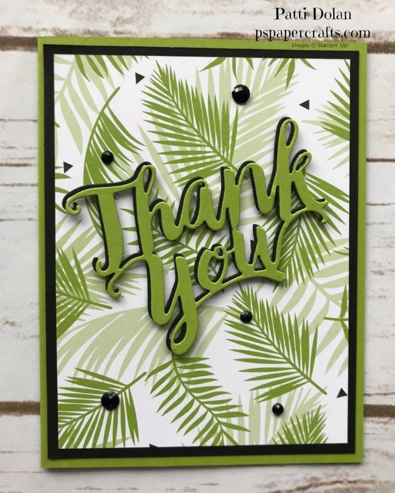 Quick and Easy Thank You Card — P.S. Paper Crafts