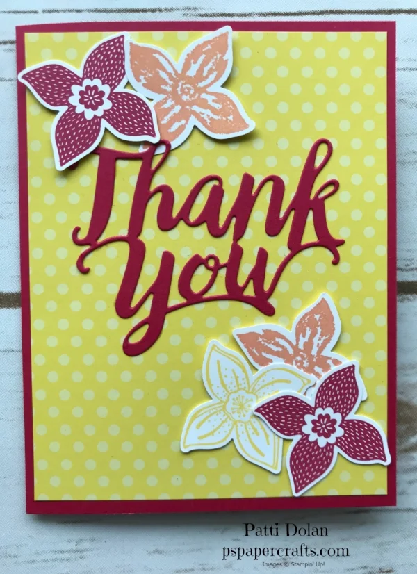 Quick and Easy Thank You Card — P.S. Paper Crafts