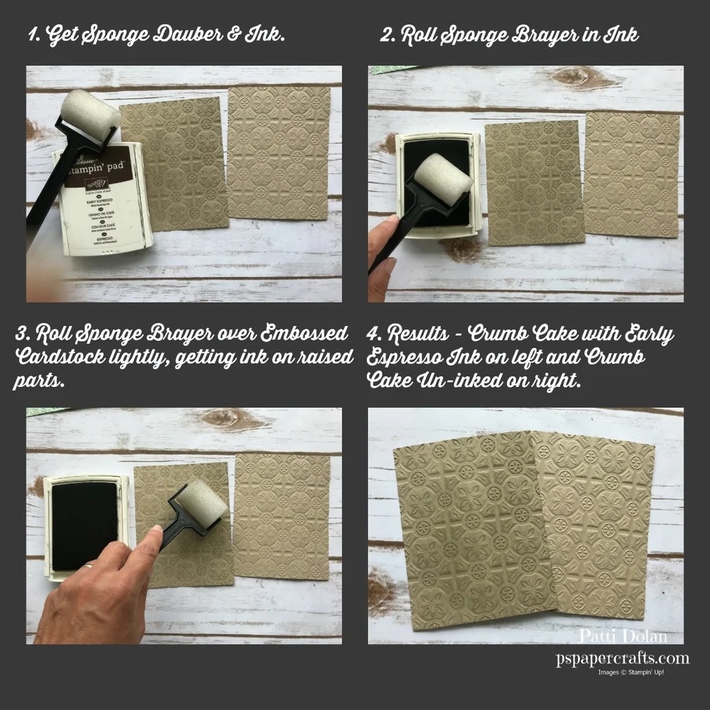 TIP of the Week - Adding Color to Embossed Layers!!! — P.S. Paper Crafts