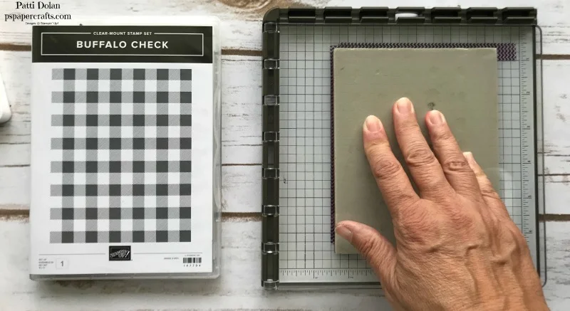 Tip of the Week Buffalo Check with Stamparatus! — P.S. Paper Crafts