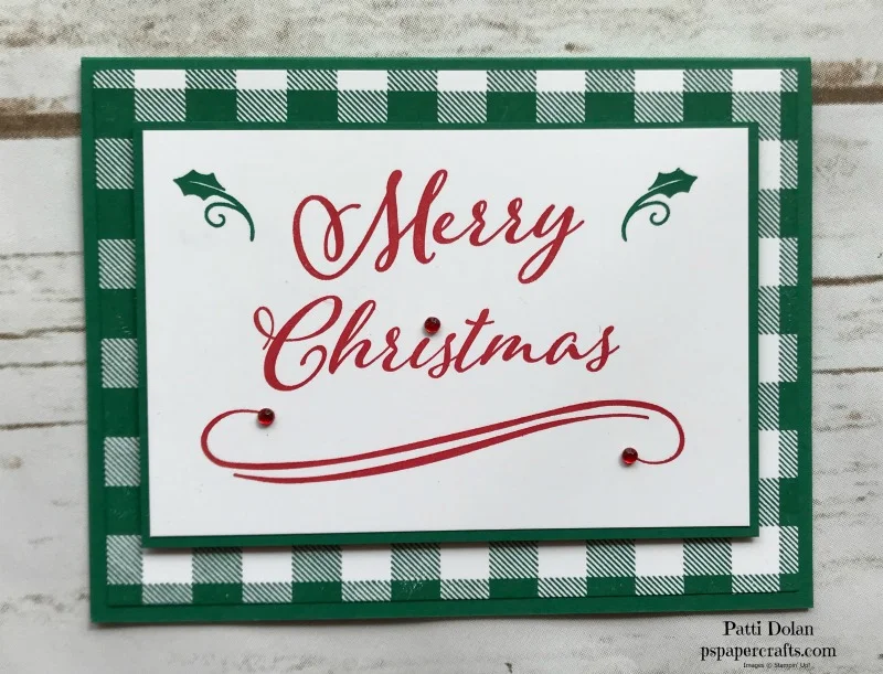 Tip of the Week Buffalo Check with Stamparatus! — P.S. Paper Crafts