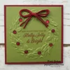 Rustic Christmas Wreath Card — P.S. Paper Crafts