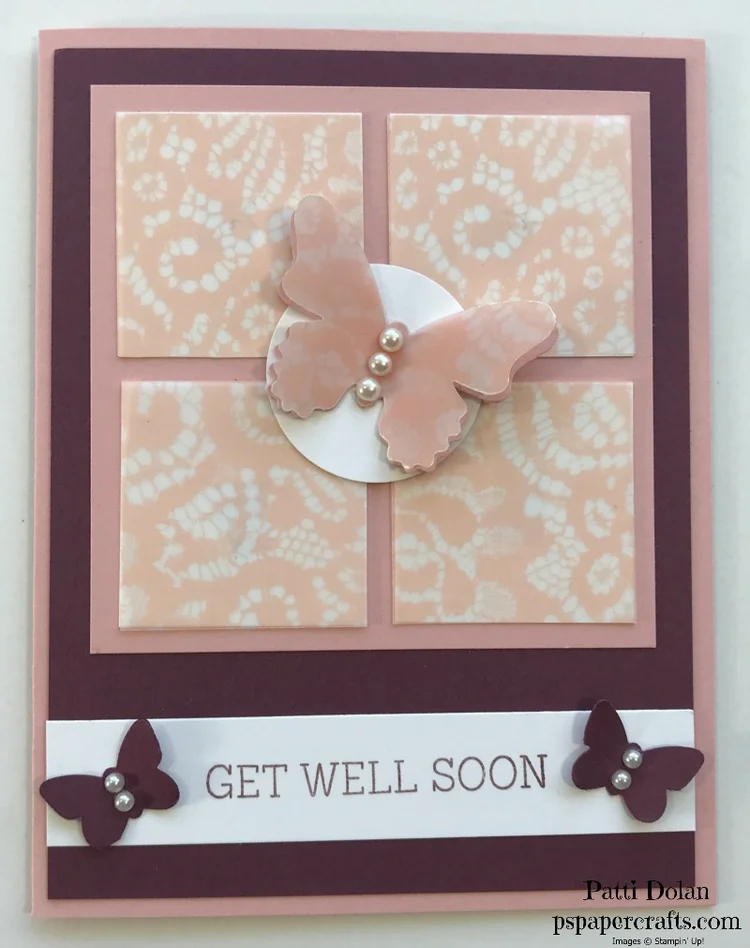 Pretty Get Well Soon Card — P.S. Paper Crafts
