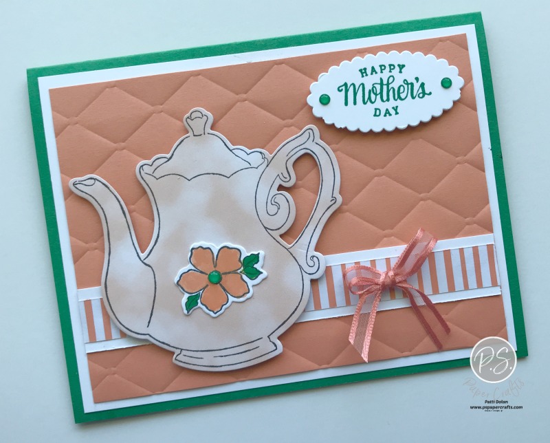 Tea Together Mother's Day Card — P.S. Paper Crafts