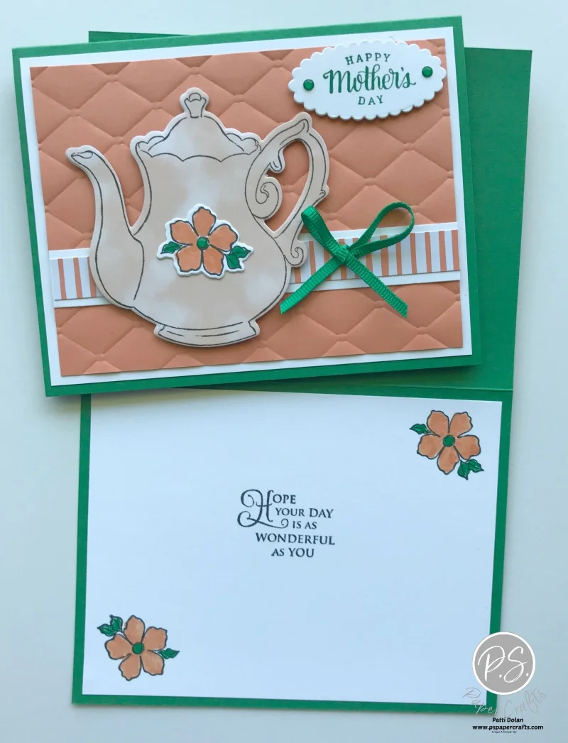 Tea Together Mother's Day Card — P.S. Paper Crafts