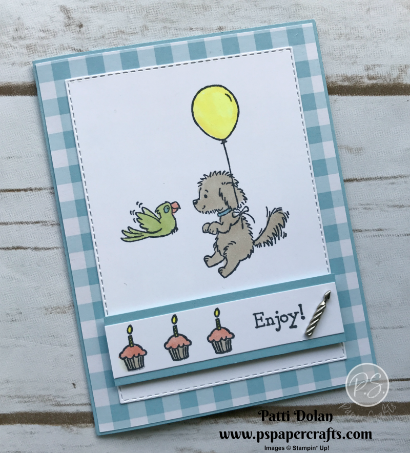 Bye Bye Bella - Birthday Card with Bella & Friends — P.S. Paper Crafts