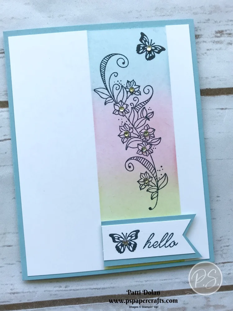 Sketch Saturday - Sponge Technique — P.S. Paper Crafts