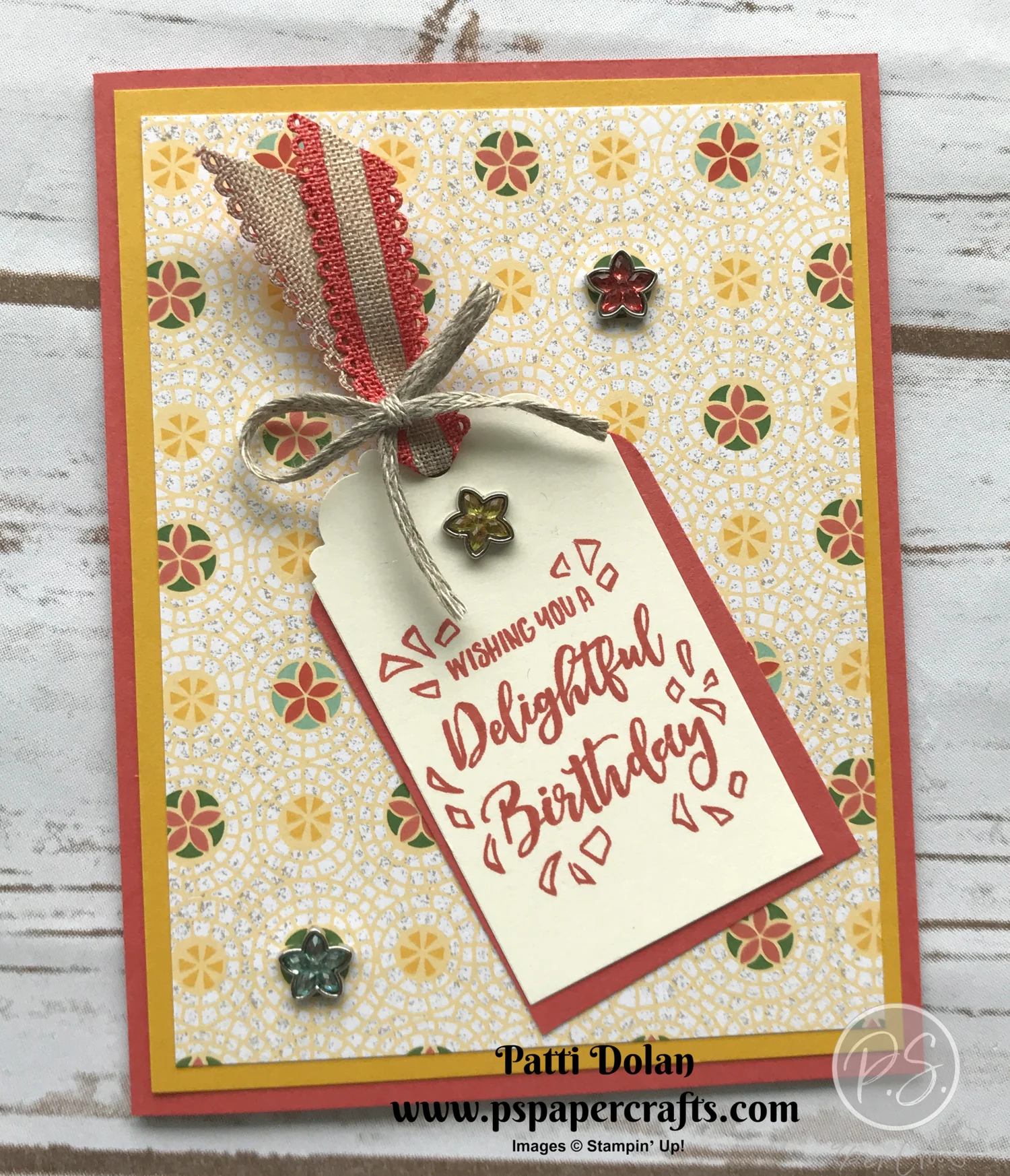 Delightful Birthday Card! — P.S. Paper Crafts