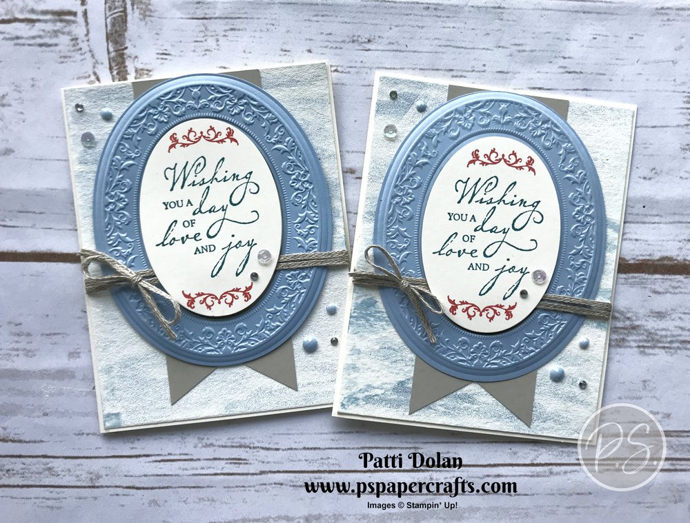 Gorgeous Woven Heirloom Cards — P.S. Paper Crafts