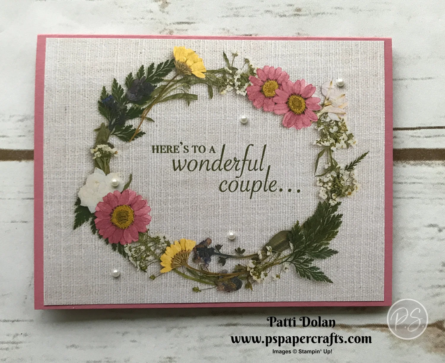 Beautiful Pressed Petals Cards — P.S. Paper Crafts
