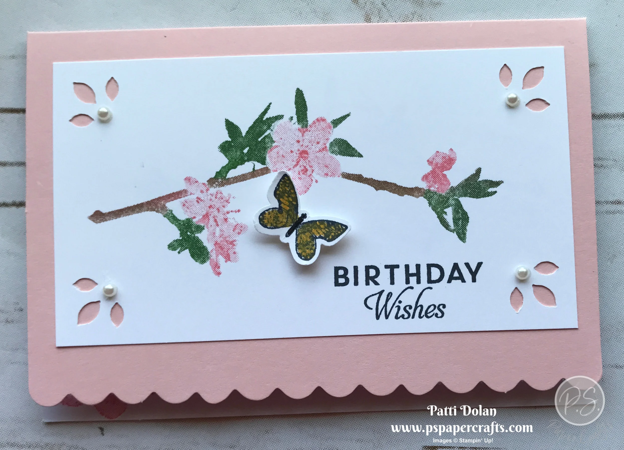 Four Sweet Scalloped Note Cards — P.S. Paper Crafts