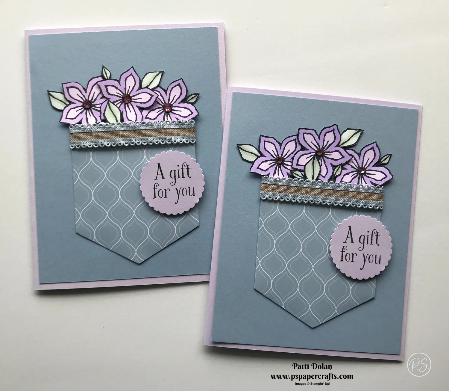 Pocketful of Posies - Gift Card Holder — P.S. Paper Crafts