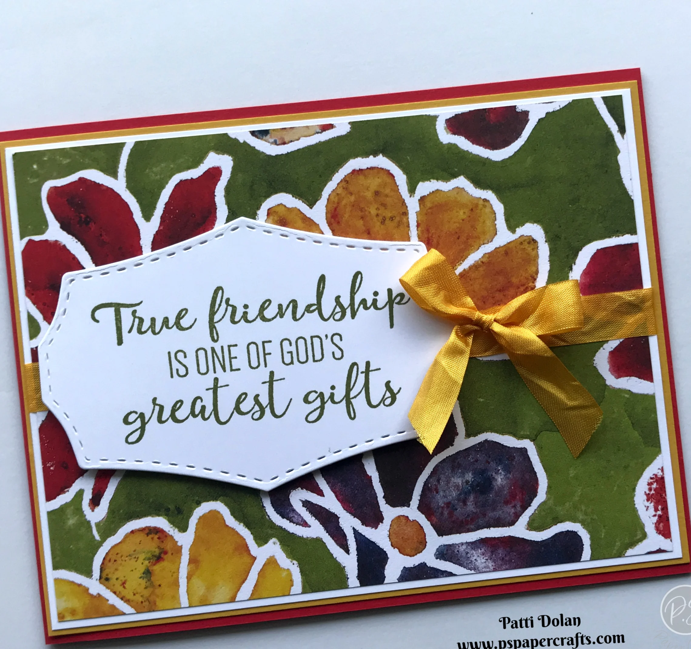 Beautiful Friendship Card P S Paper Crafts beautiful-friendship-card-p-s-paper-crafts
