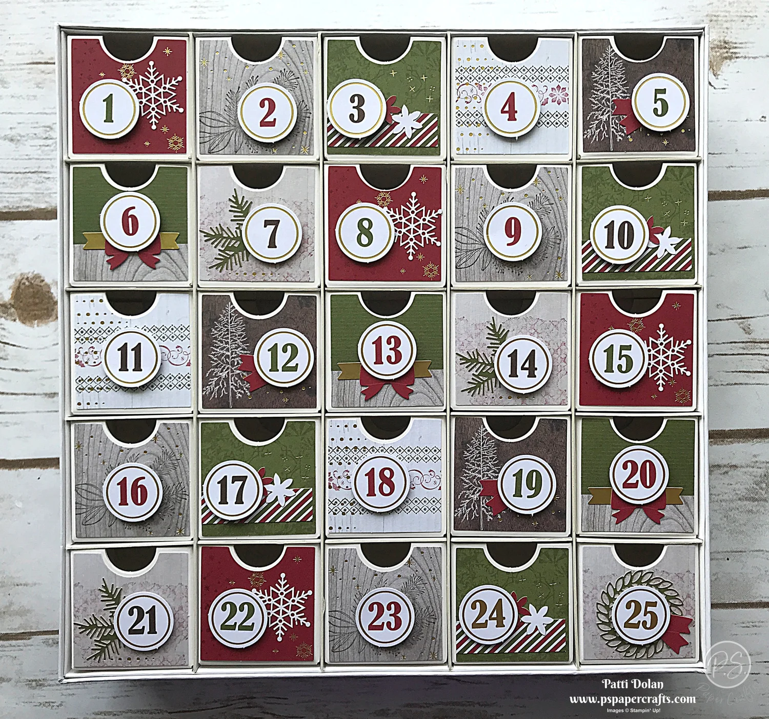 Christmas Countdown Project Kit — P.S. Paper Crafts