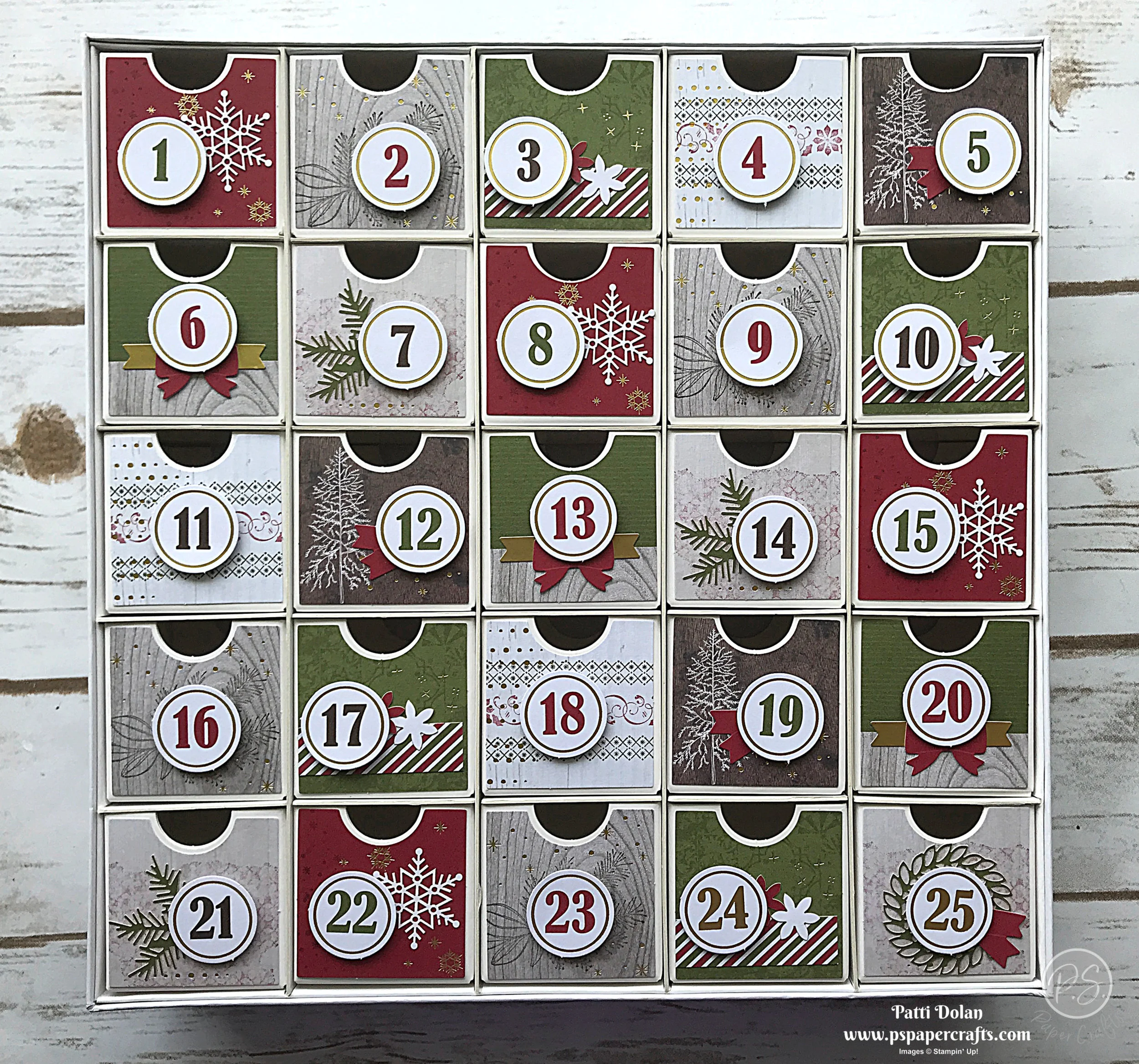 Christmas Countdown Project Kit — P.S. Paper Crafts