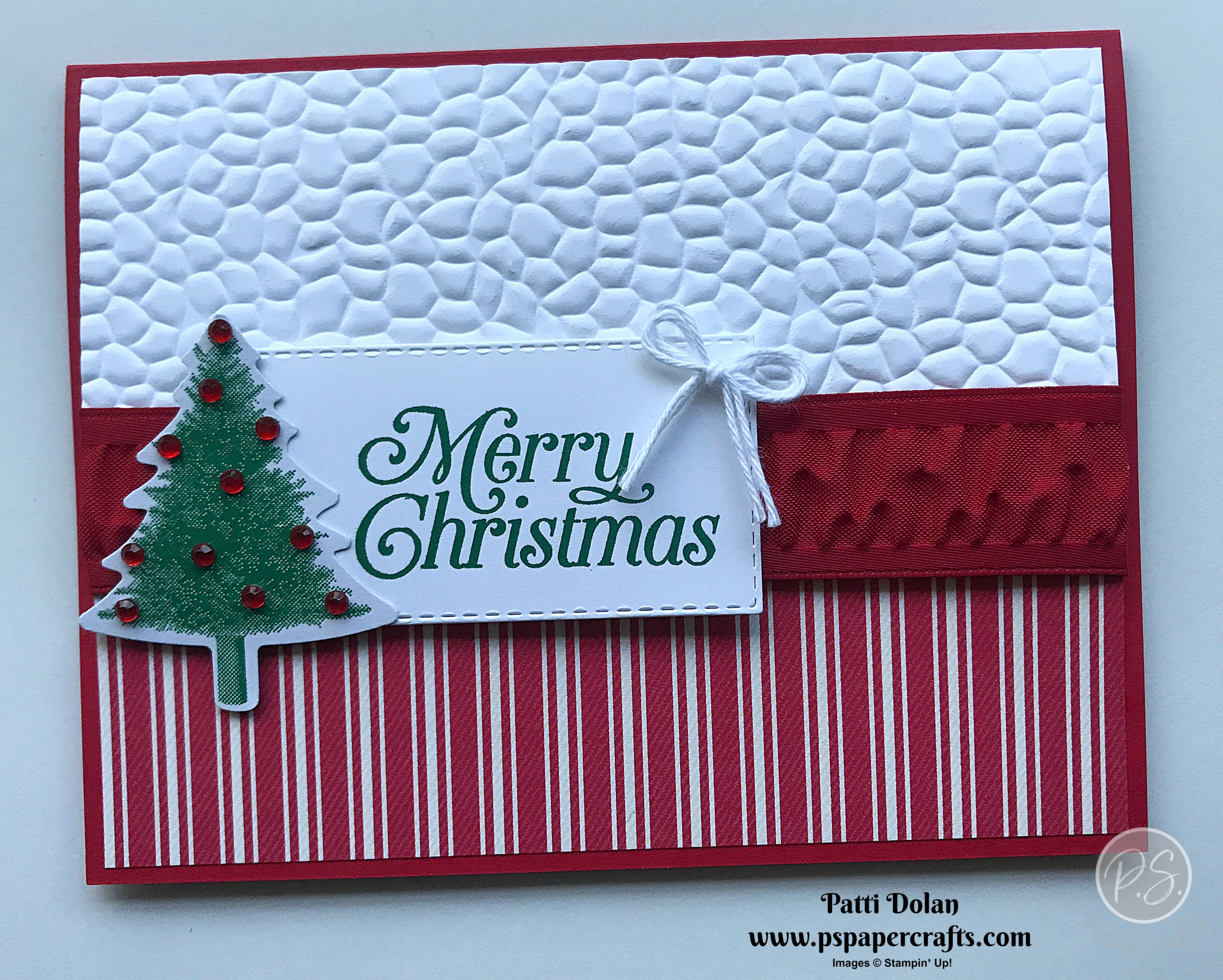 Simple Merry Christmas Card — P.S. Paper Crafts