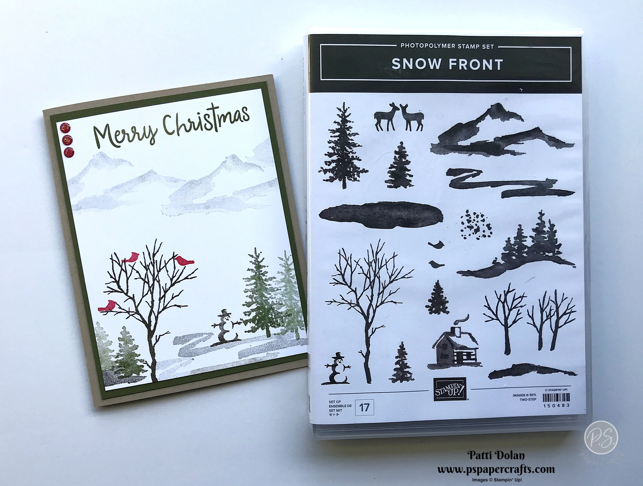Peaceful Christmas Scene — P.S. Paper Crafts