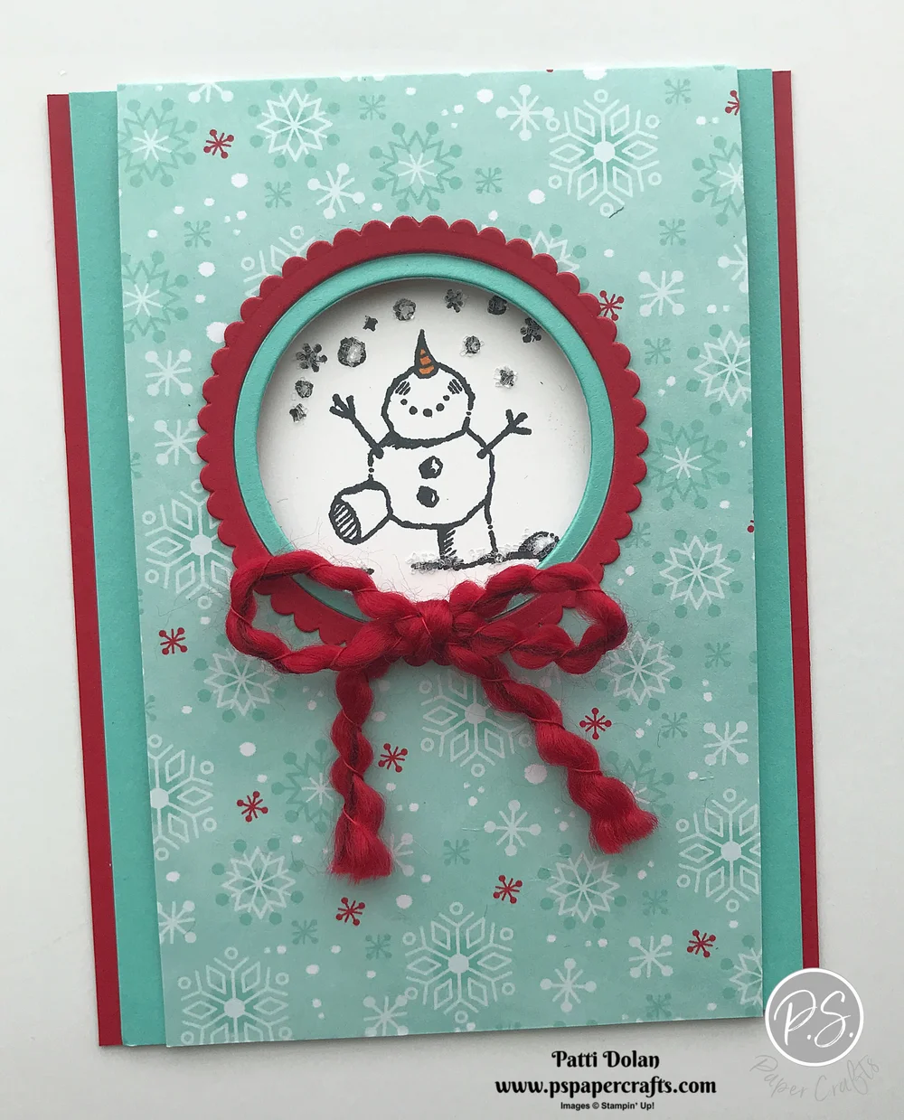 Flap Over Fun Fold Christmas Card — P.S. Paper Crafts