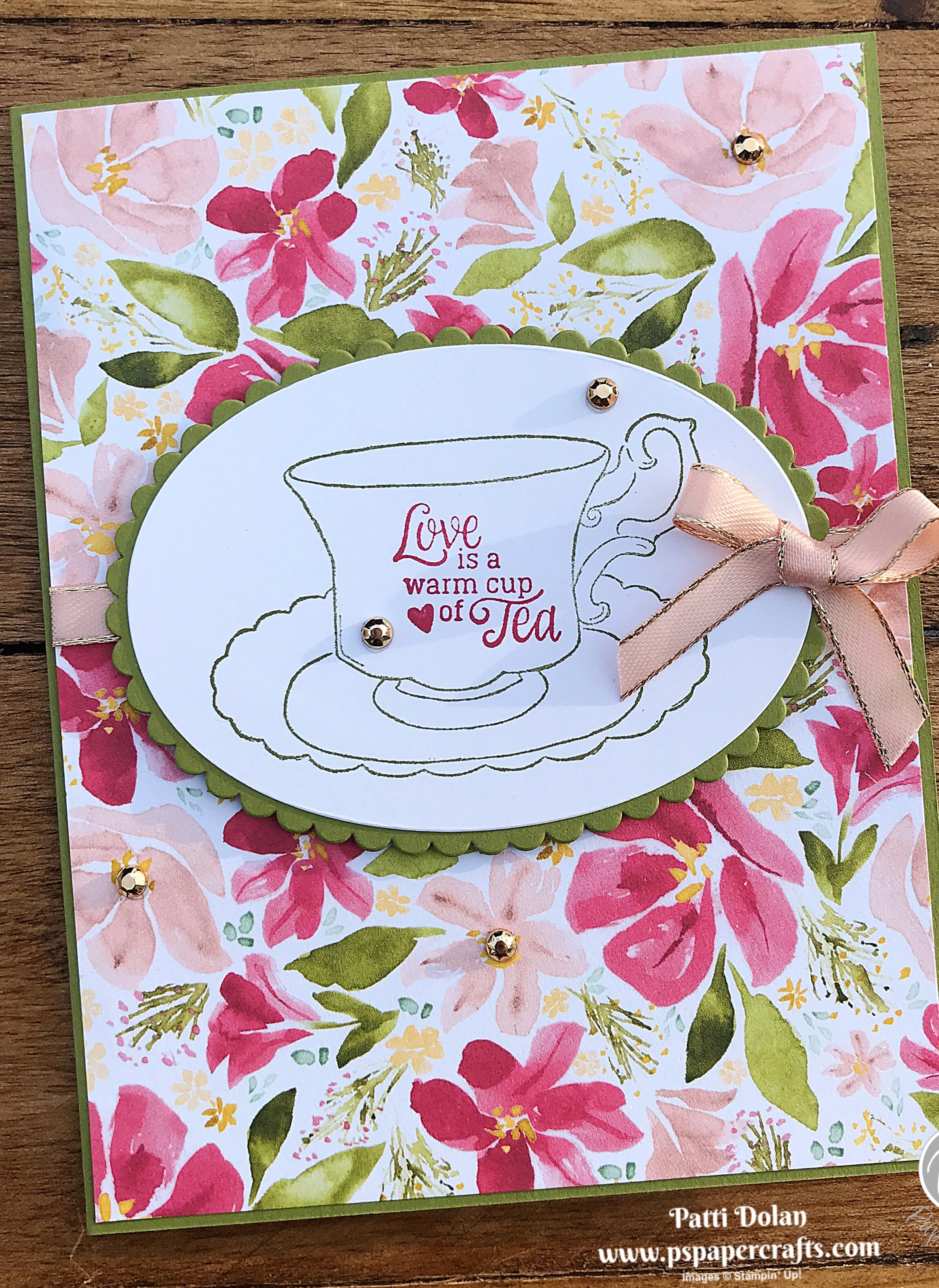 Tea Together Mother's Day Card — P.S. Paper Crafts