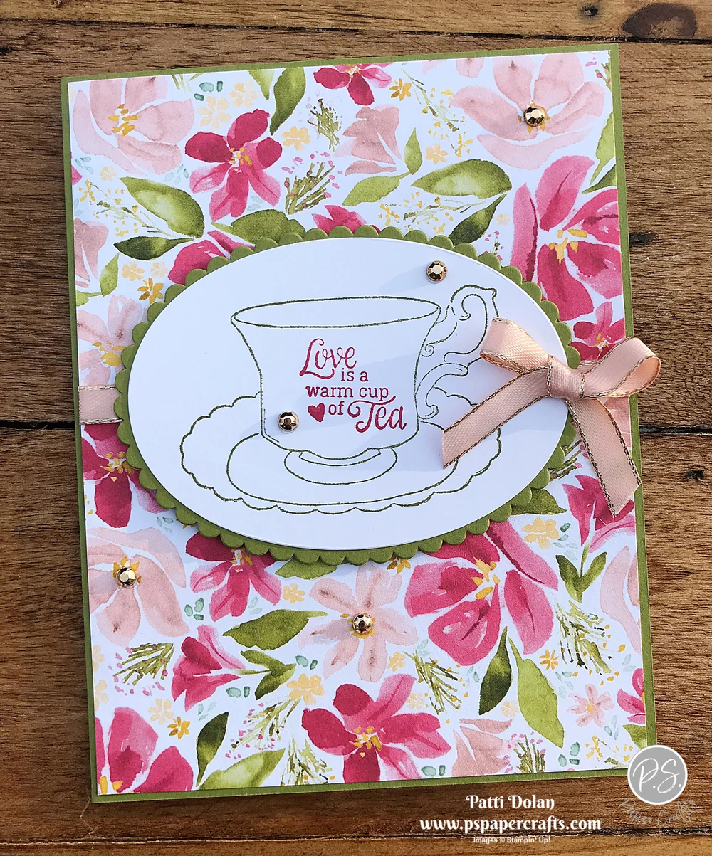 Tea Together Mother's Day Card — P.S. Paper Crafts