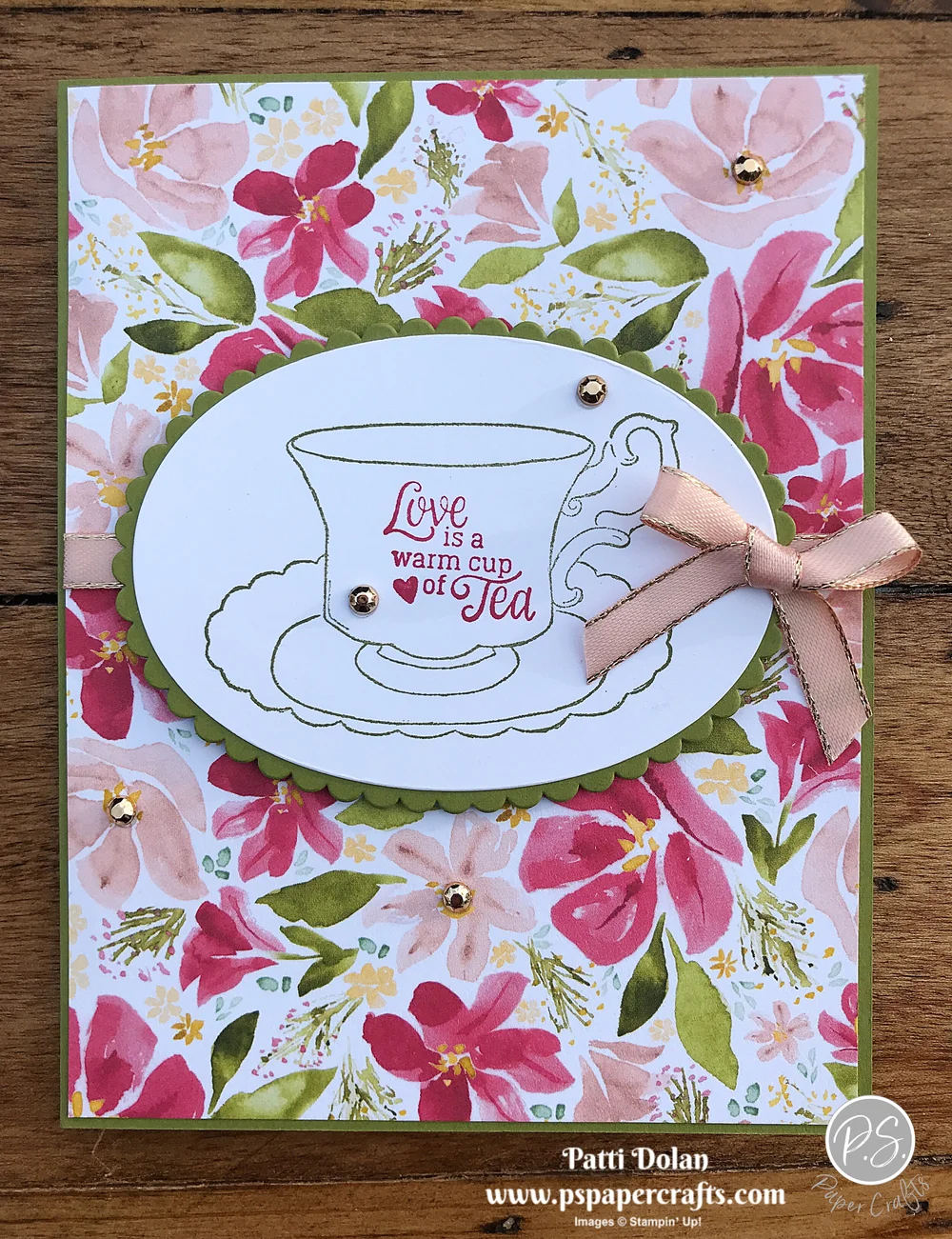 Tea Together Mother's Day Card — P.S. Paper Crafts