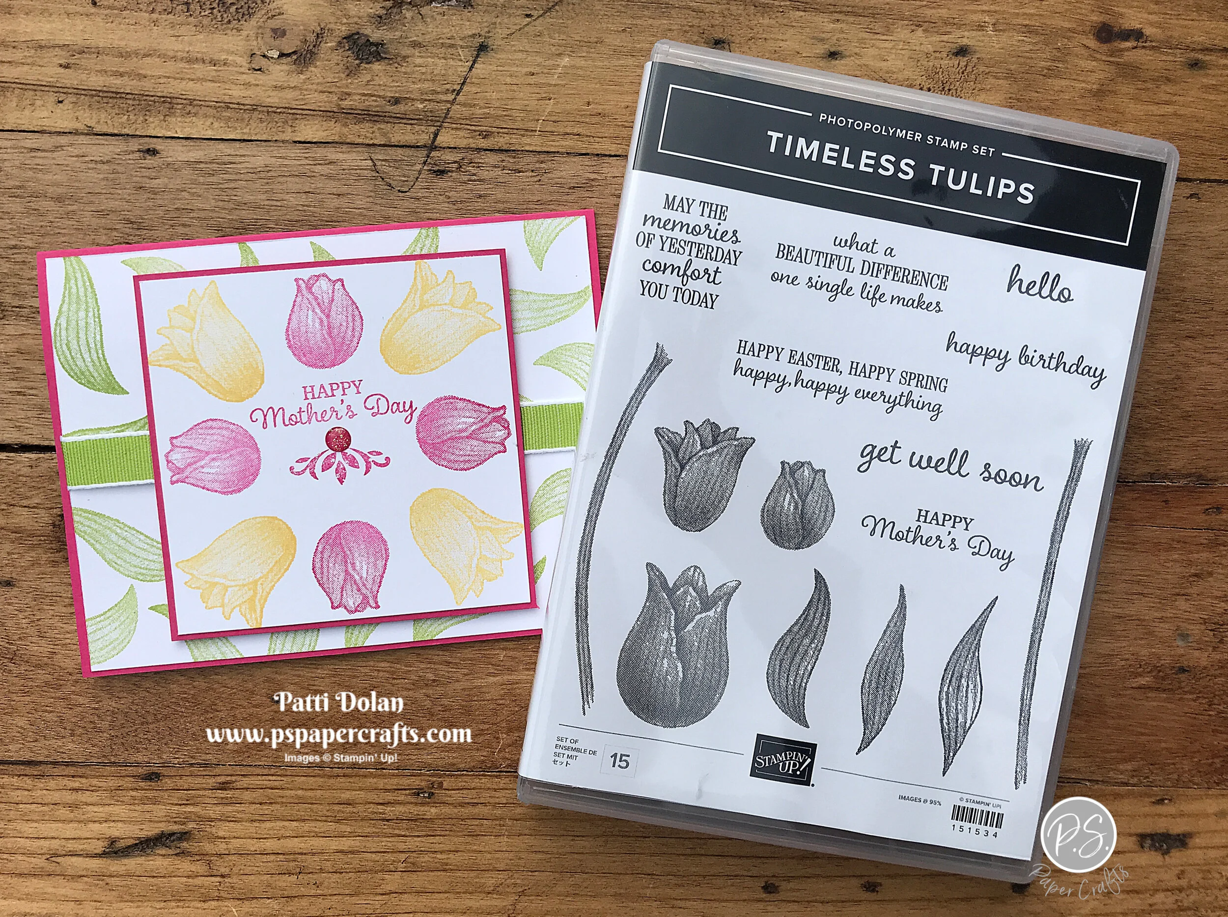 Mother's Day Tulip Card — P.S. Paper Crafts