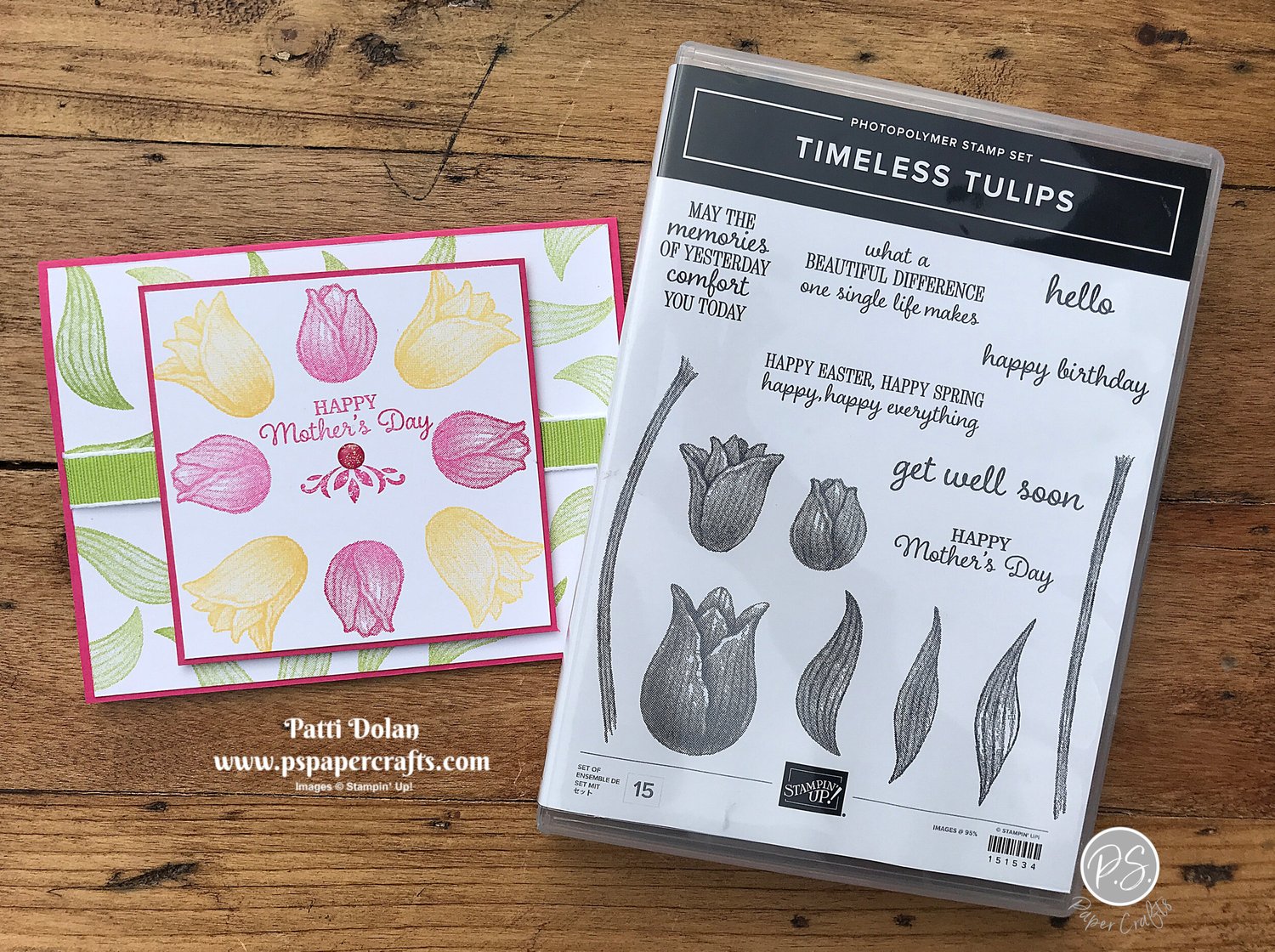 Mother's Day Tulip Card — P.S. Paper Crafts