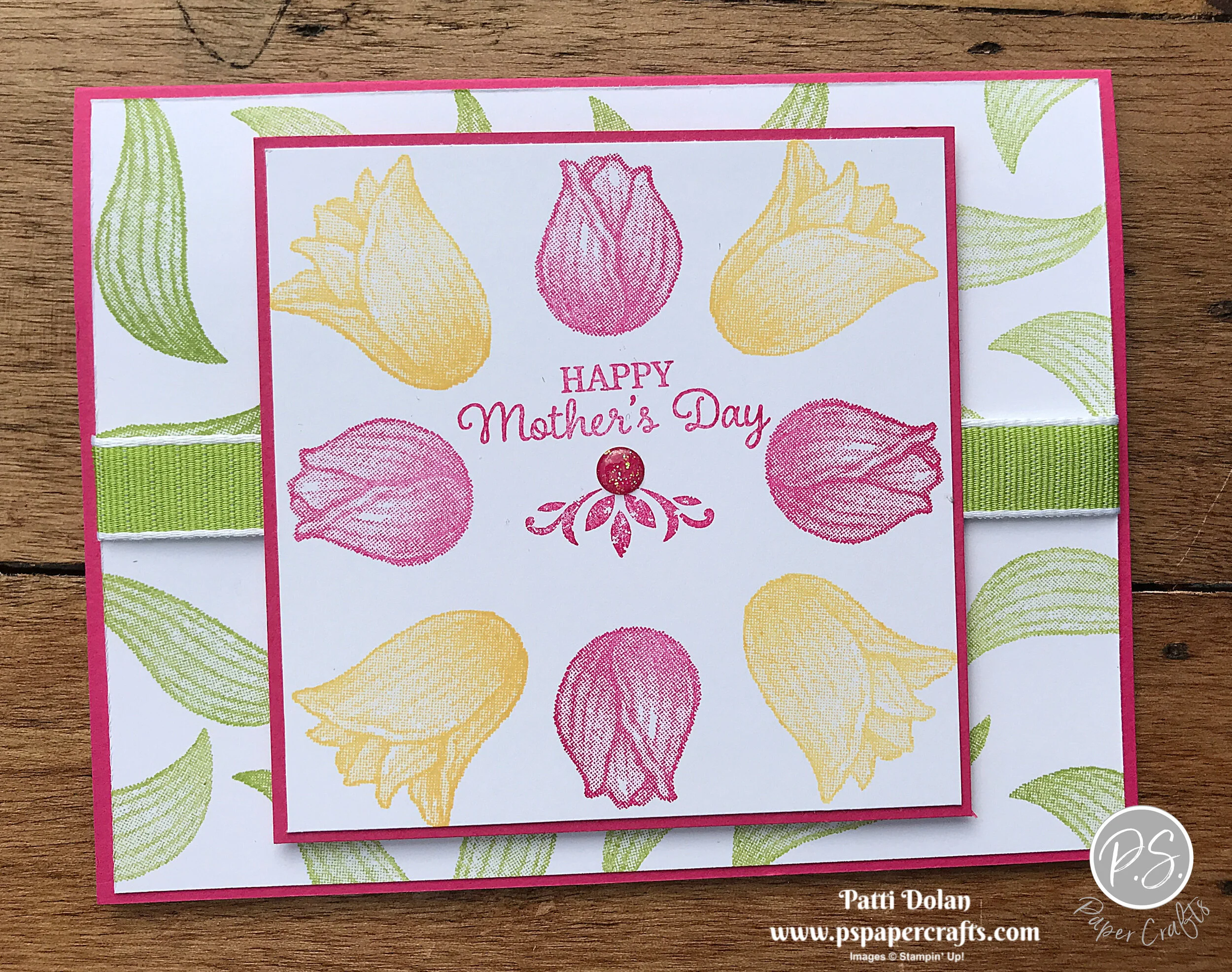 Mother's Day Tulip Card — P.S. Paper Crafts
