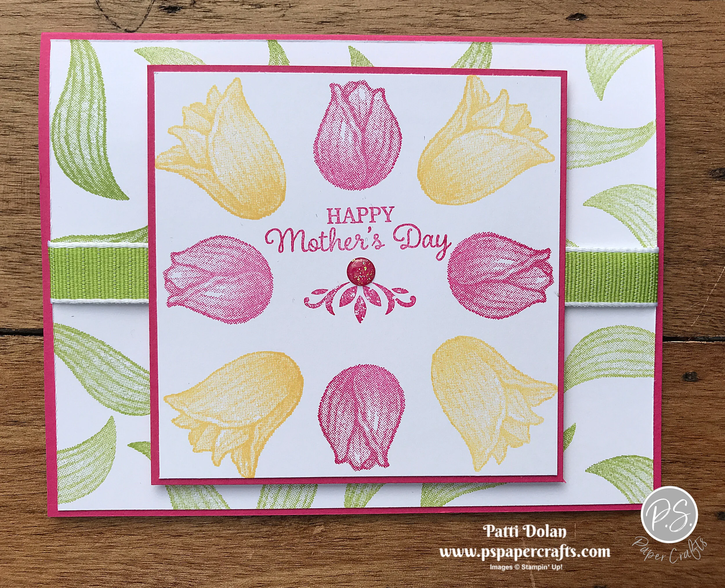 Mother's Day Tulip Card — P.S. Paper Crafts