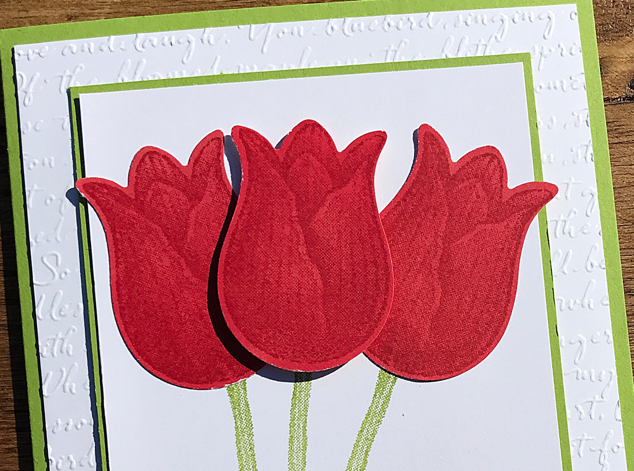 Vibrant Tulip Mother's Day Card — P.S. Paper Crafts