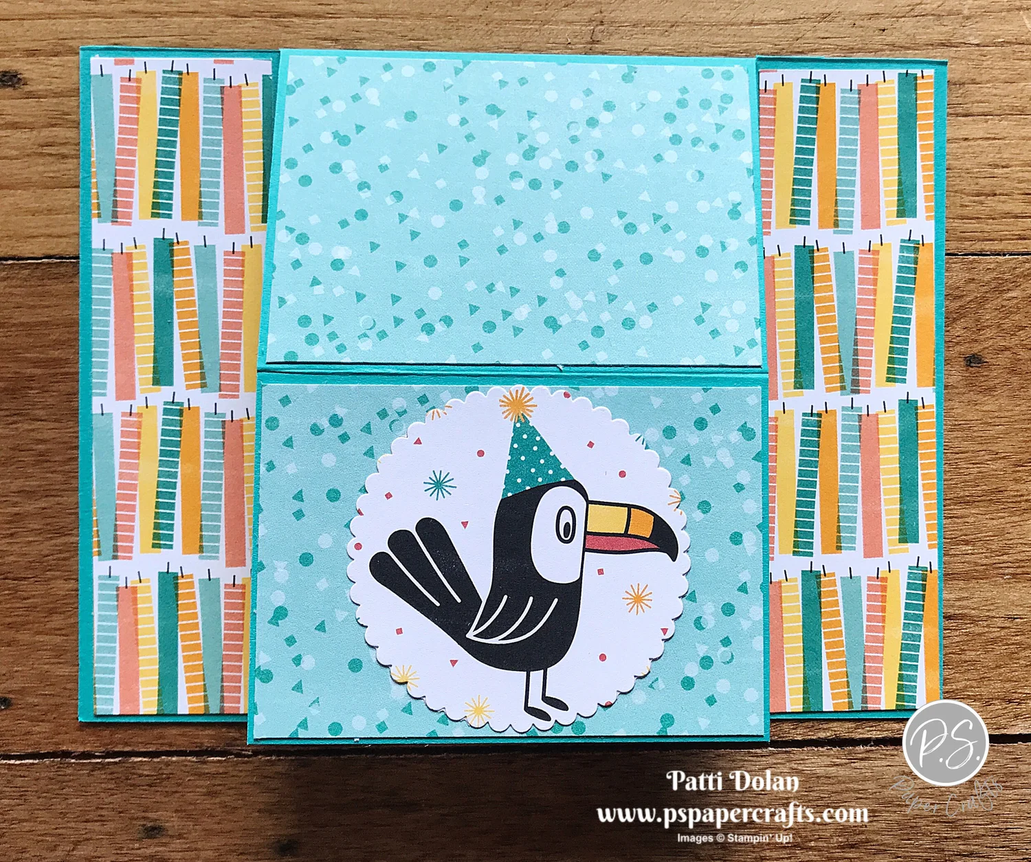 Fun Fold Bonanza Buddies Birthday Card — P.S. Paper Crafts