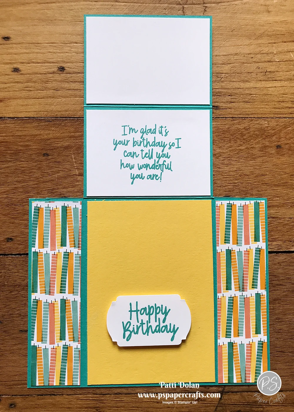Fun Fold Bonanza Buddies Birthday Card — P.S. Paper Crafts