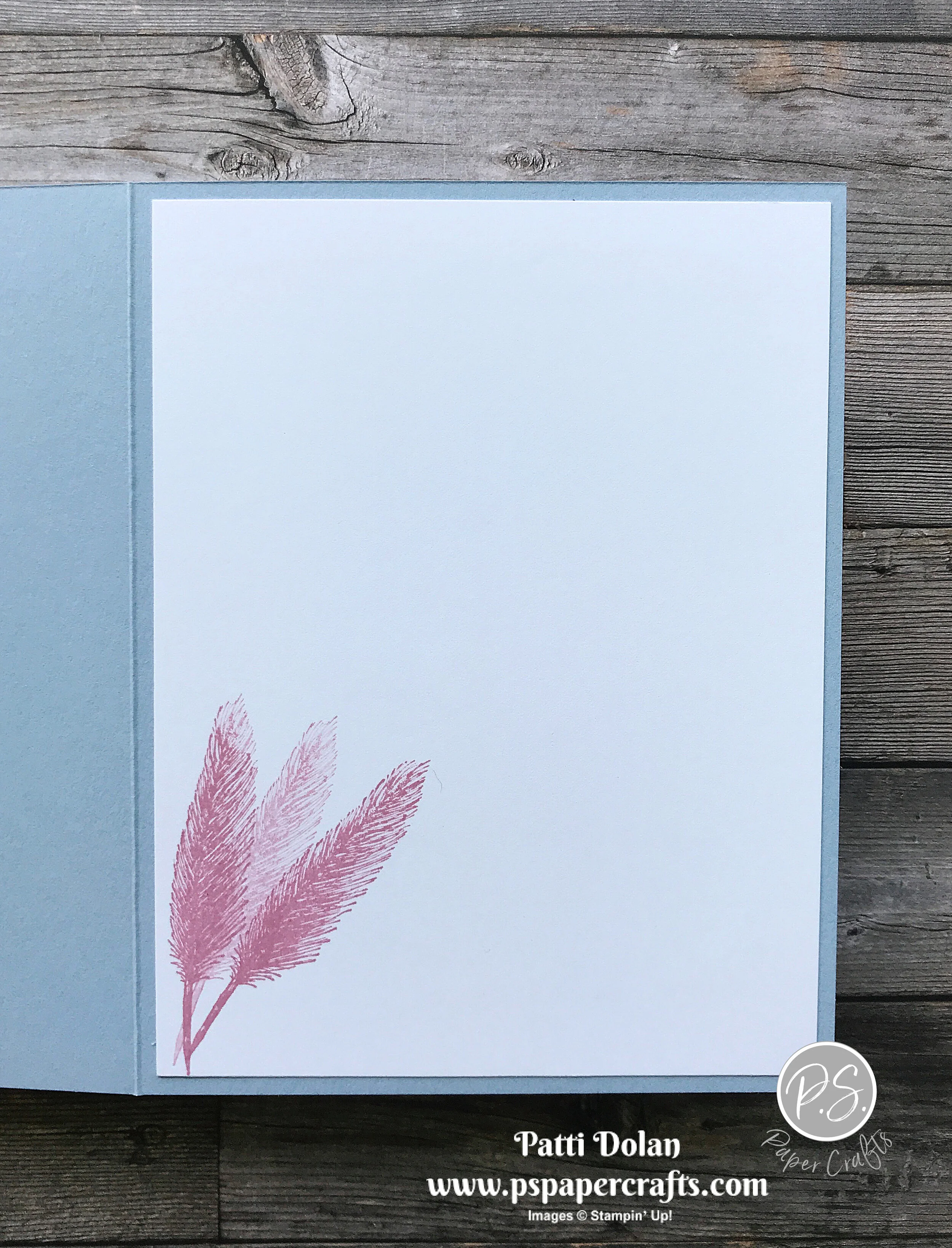 A Wreath of Feathers — P.S. Paper Crafts