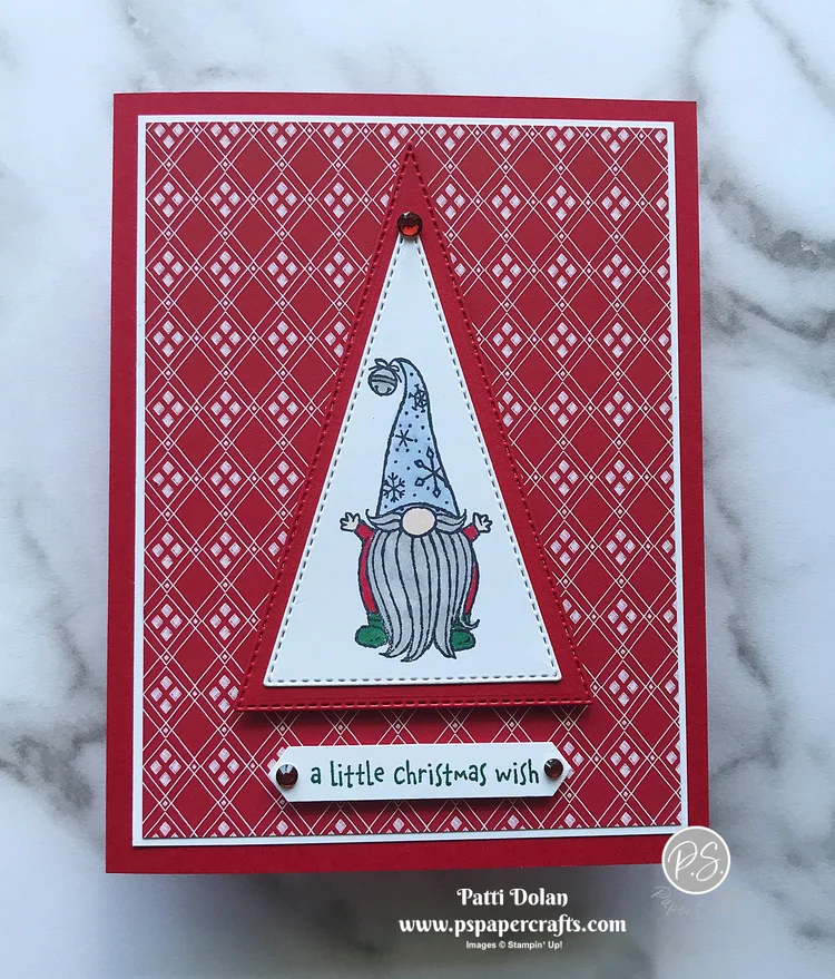 Cute Gnome For The Holidays Card! — P.S. Paper Crafts