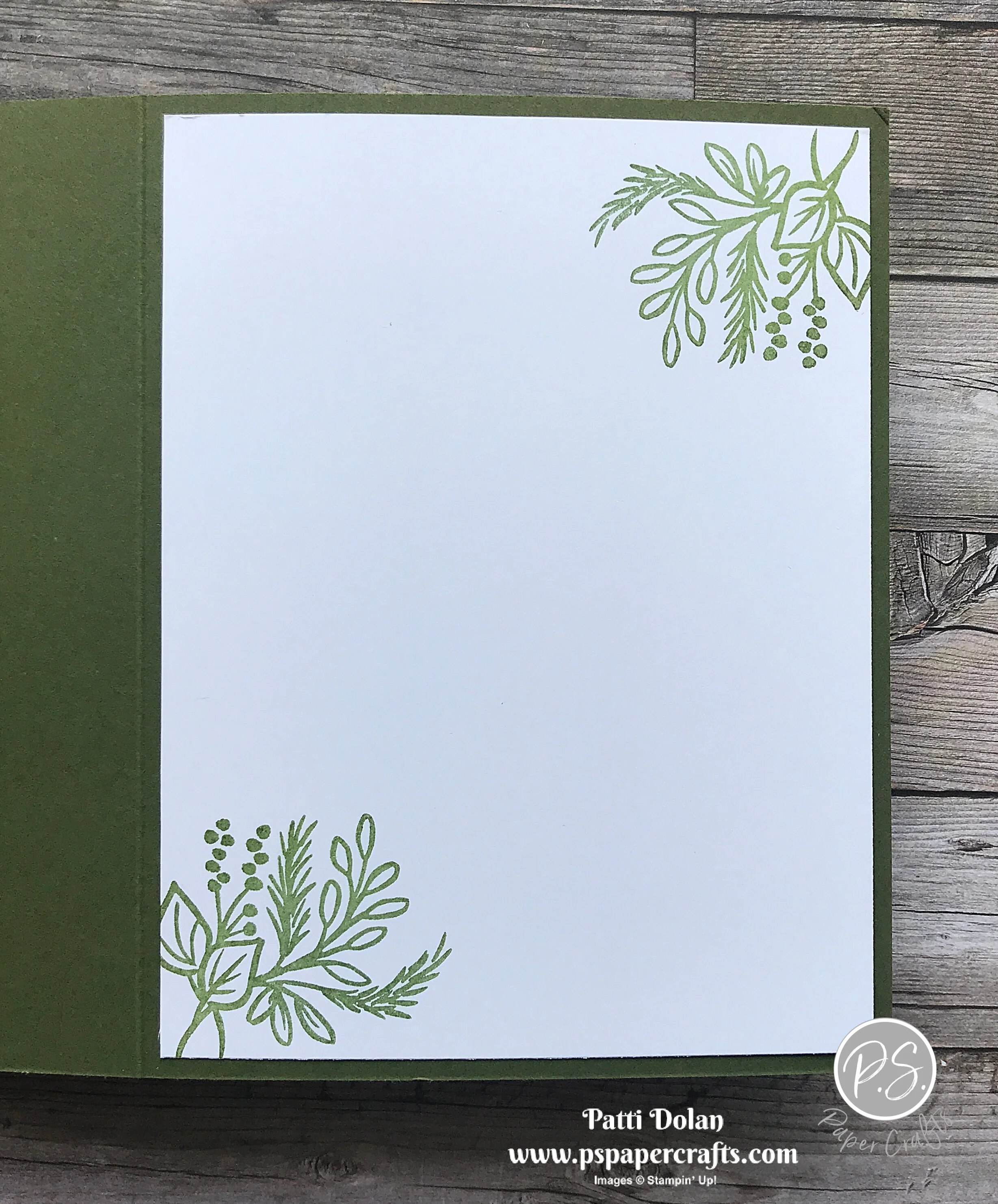 Fun Christmas Card using Stitched Triangles — P.S. Paper Crafts