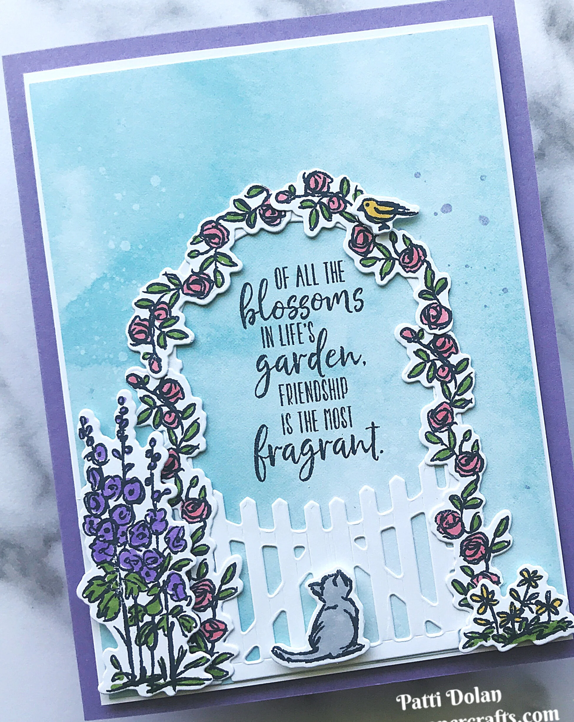 Grace's Garden Friendship Card — P.S. Paper Crafts