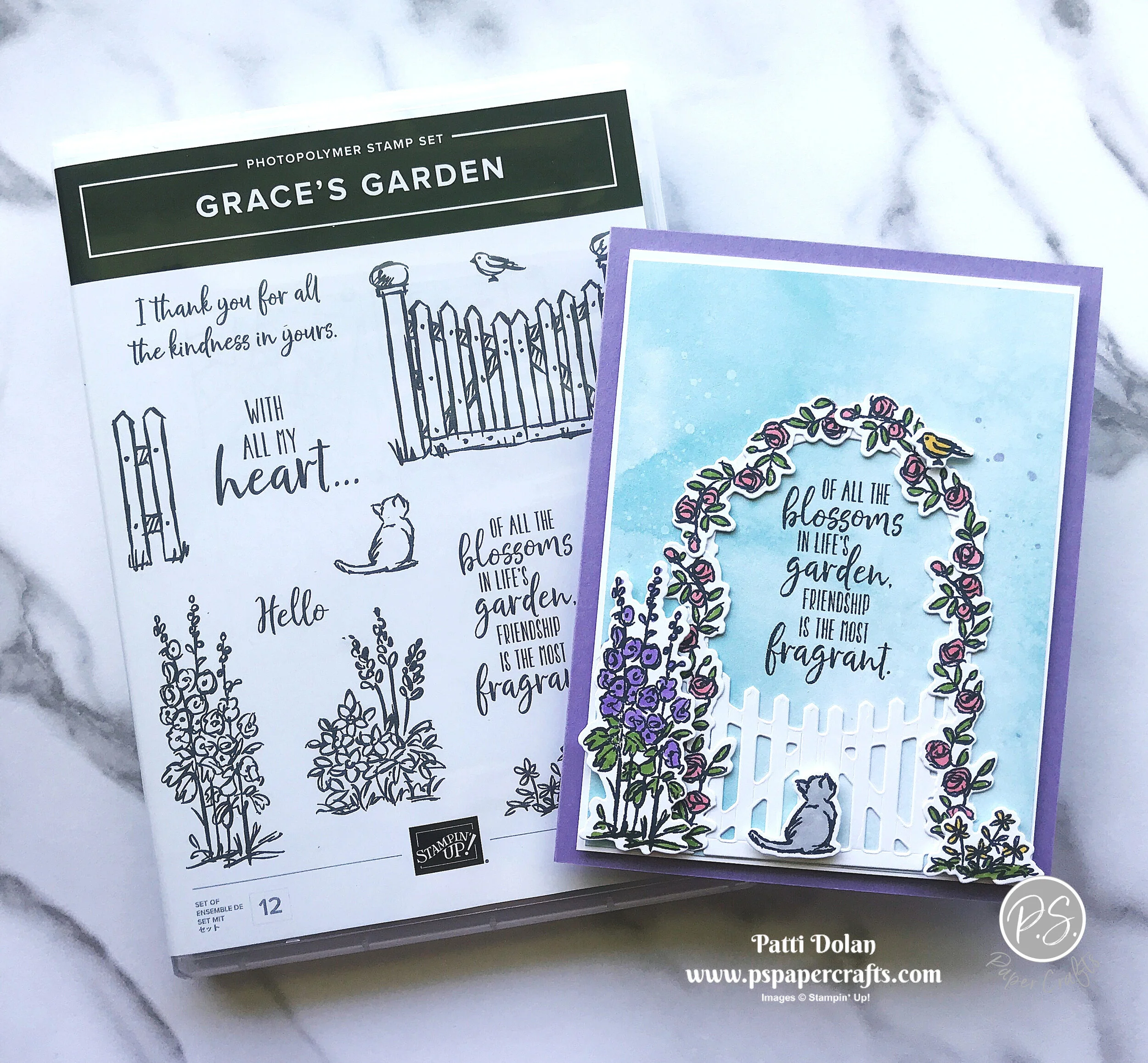 Grace's Garden Friendship Card — P.S. Paper Crafts