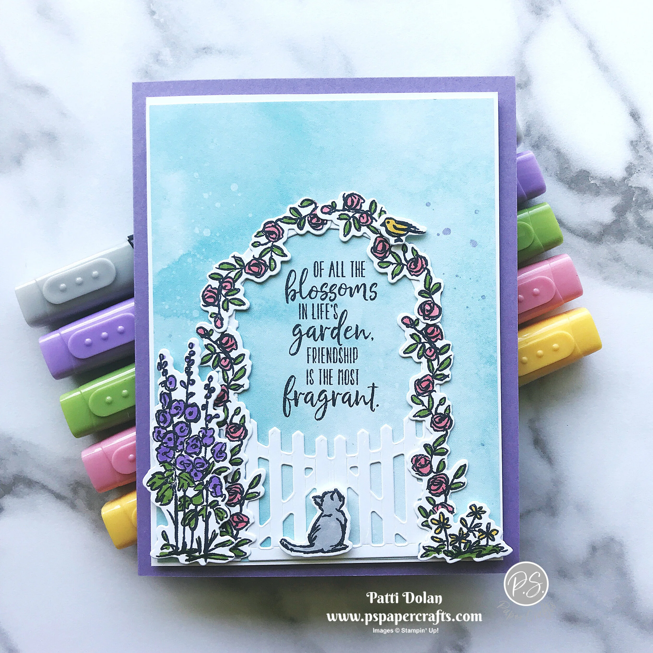 Grace's Garden Friendship Card — P.S. Paper Crafts