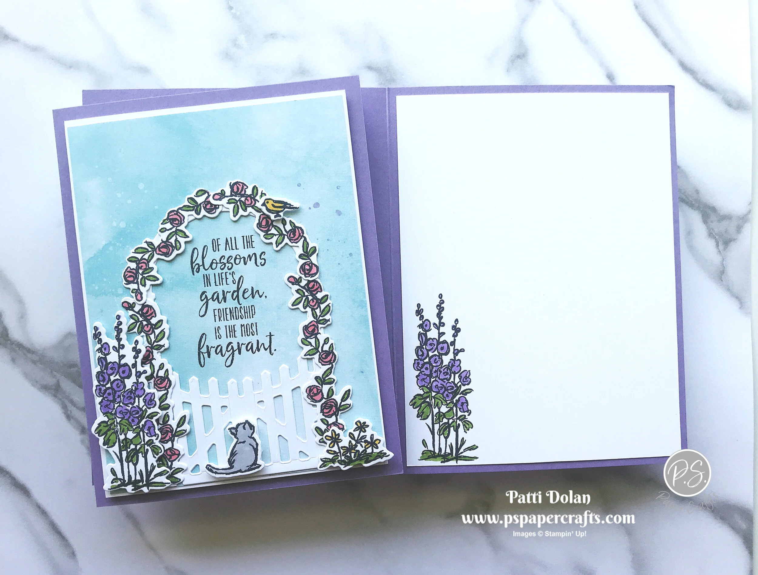 Grace's Garden Friendship Card — P.S. Paper Crafts