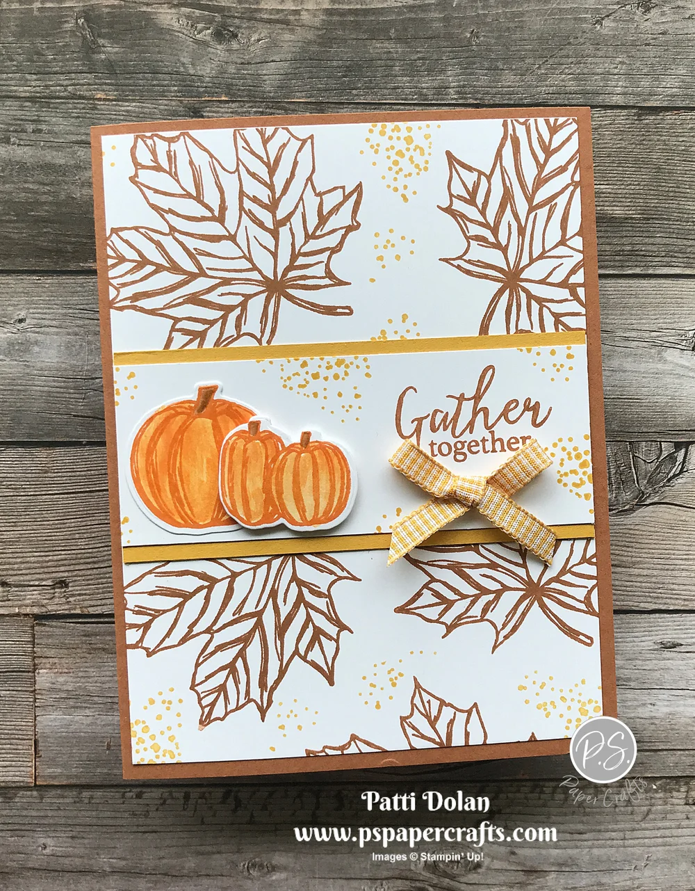 Gather Together Autumn Card — P.S. Paper Crafts