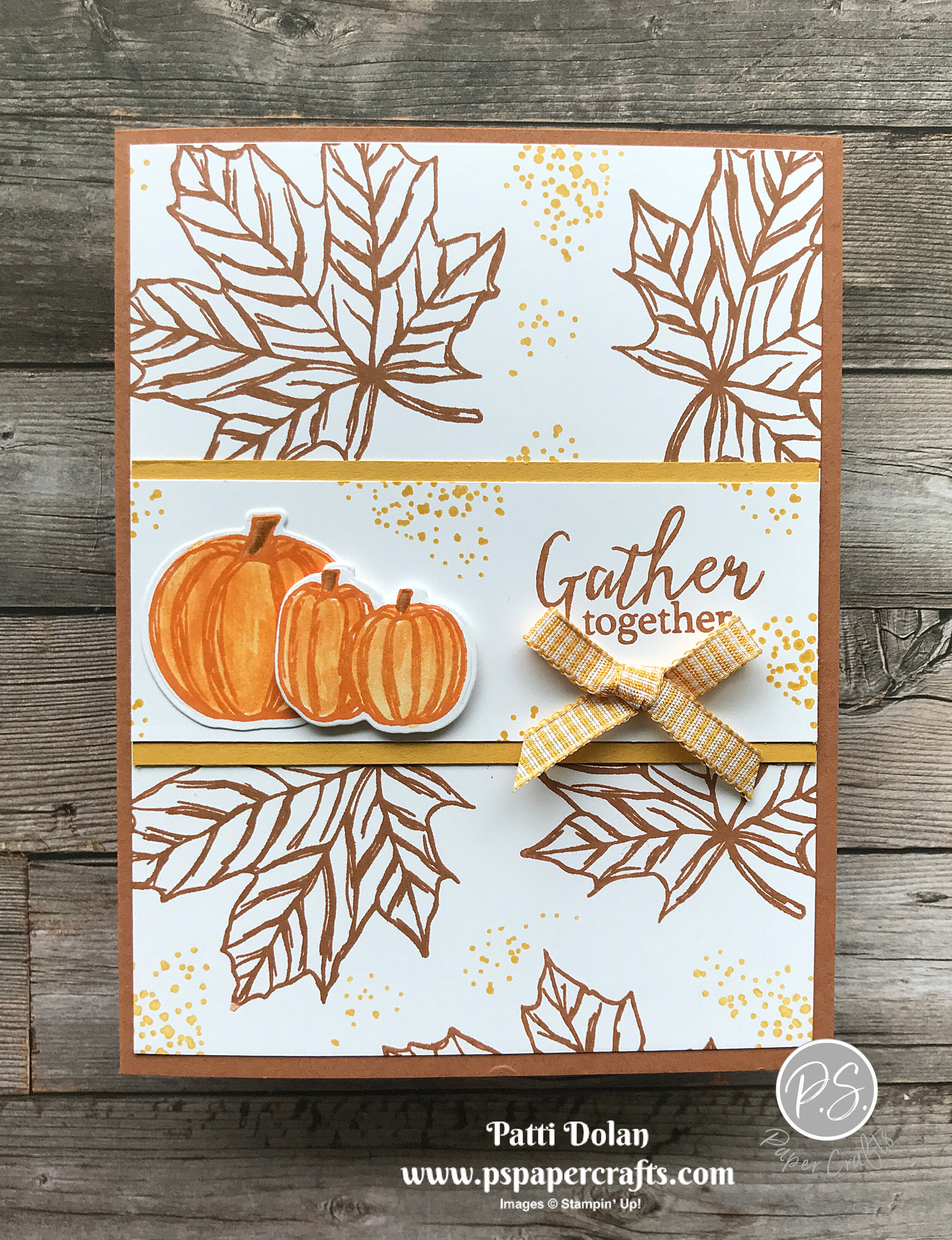 Gather Together Autumn Card — P.S. Paper Crafts